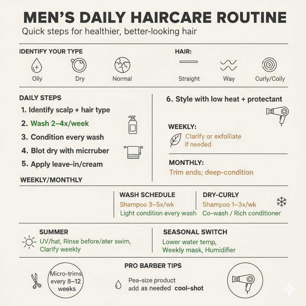 19 Expert Haircare Tips For Men: Best Hair Care Routine